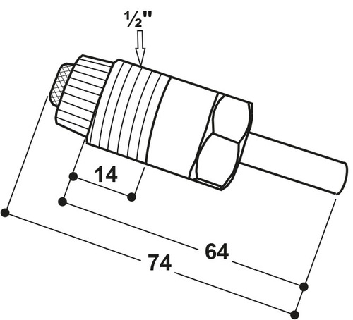 Pin valve Mod. 1177 for Mod. 72, 74, 76 | SUEVIA HAIGES GmbH